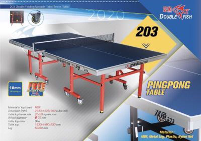 Meja Pingpong import Double Fish 203