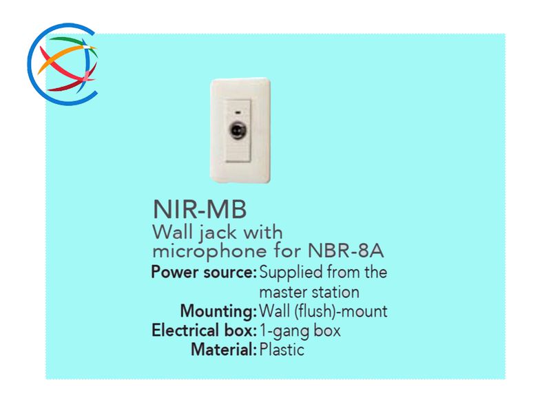 Wall Jack Aiphone NIR-MB untuk NIR 8A Pasien