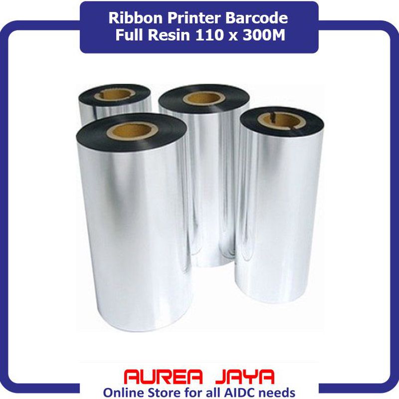 Ribbon Printer Barcode Full Resin 110 x 300M