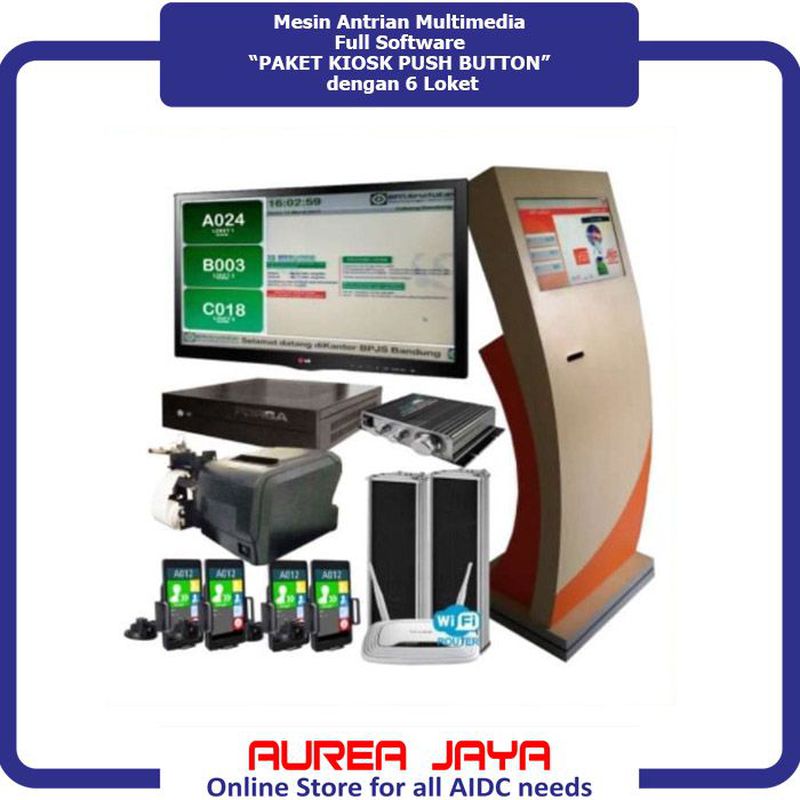 Mesin Antrian Multimedia Full Software