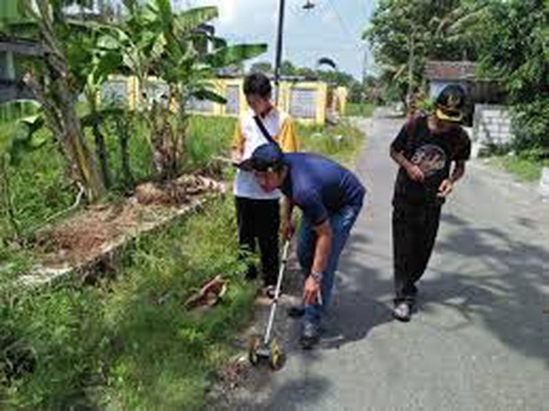 Pekerjaan Pengukuran ( Uitzet )