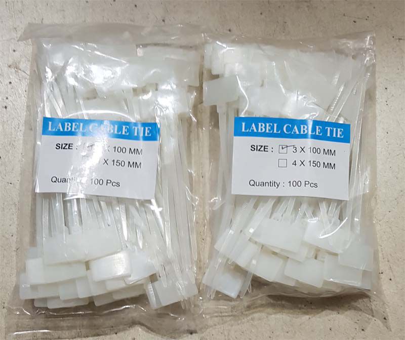 Label Kabel Ties