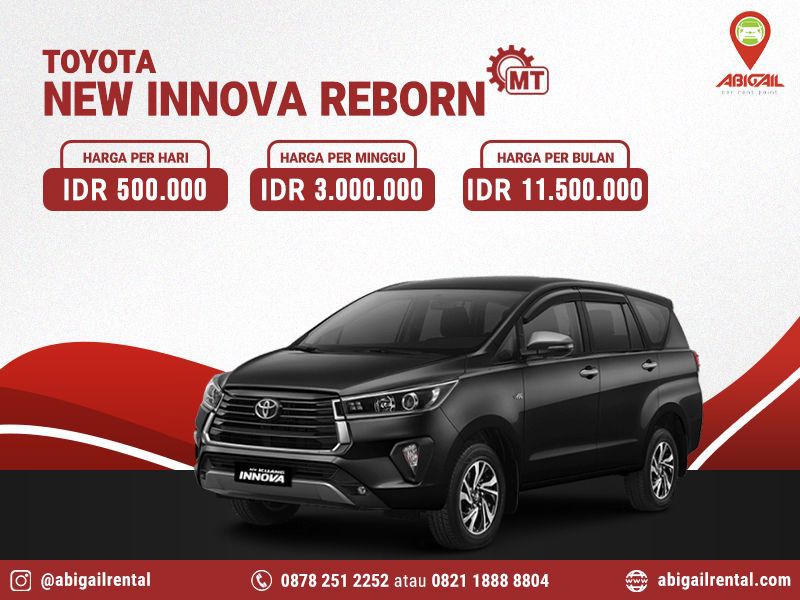 Rental Mobil Grand New Innova Reborn Manual Diesel Bulanan