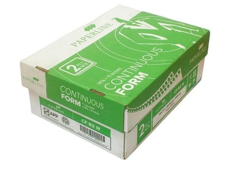 Continuous Form 14 7/8 x 11'' 2 Ply Paperline