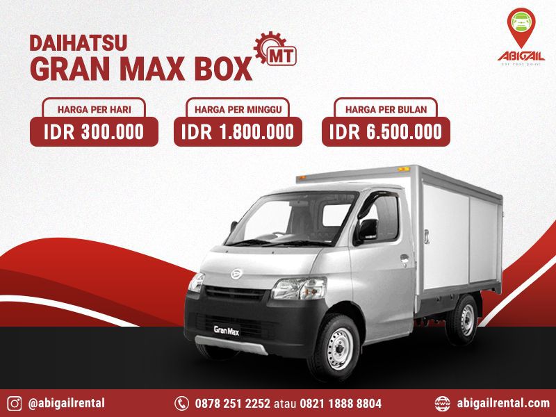 Rental Mobil Box Manual Mingguan