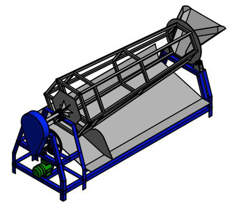 Mesin Pengayak Pupuk Kompos