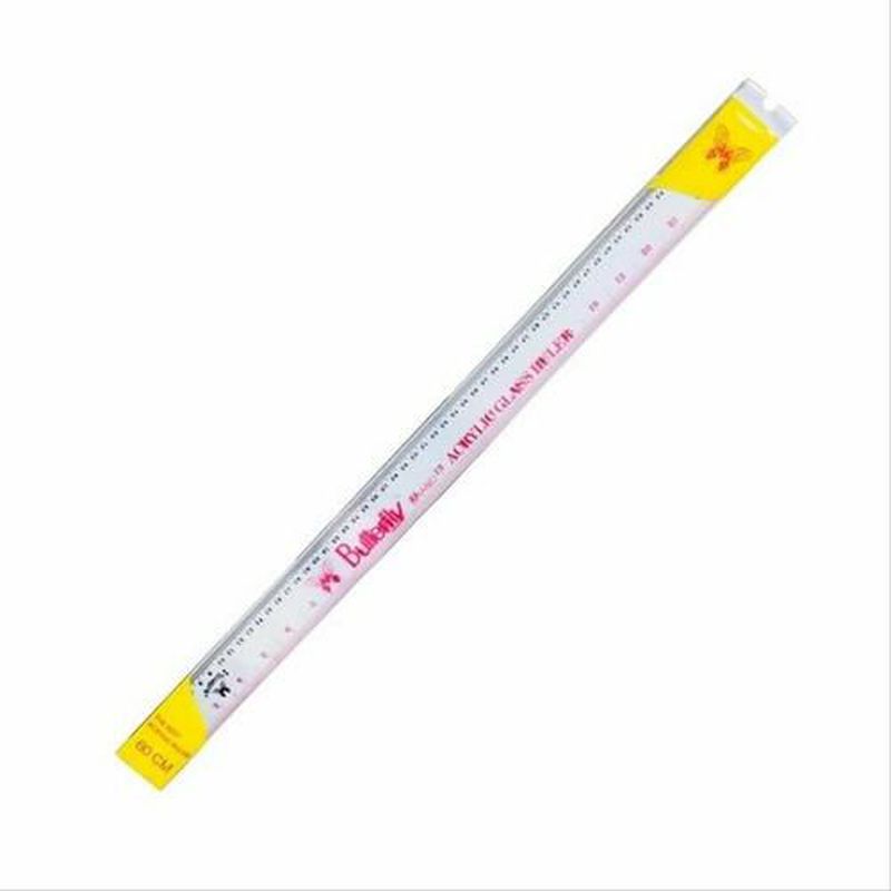 Penggaris Mika 60 Cm Butterfly