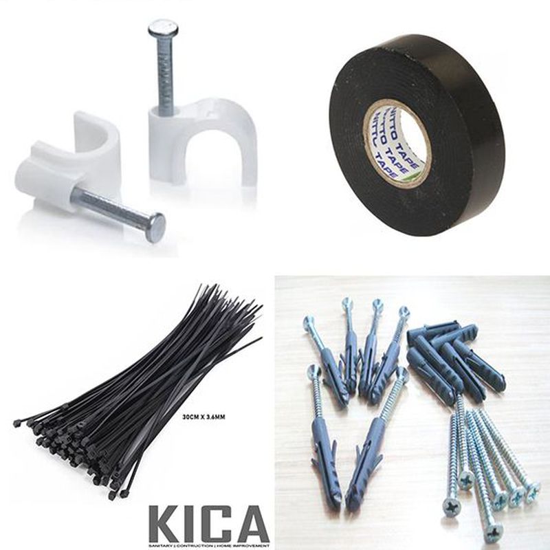 Material Bantu Pasang (Piser, Klem, Baut, Kabel Ties, Dll)