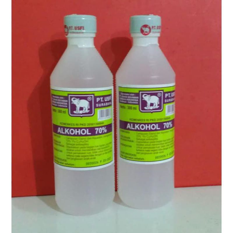 ALKOHOL 70% CAP GAJAH 300ML