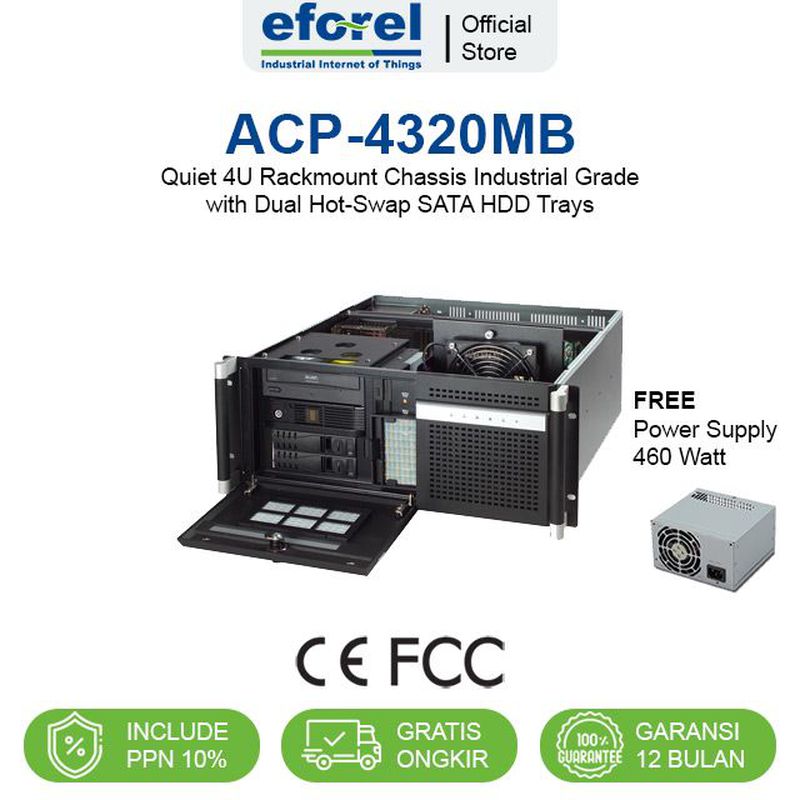 Casing Komputer Industrial Chassis CPU 4U Rackmount Advantech ACP-4320 ...