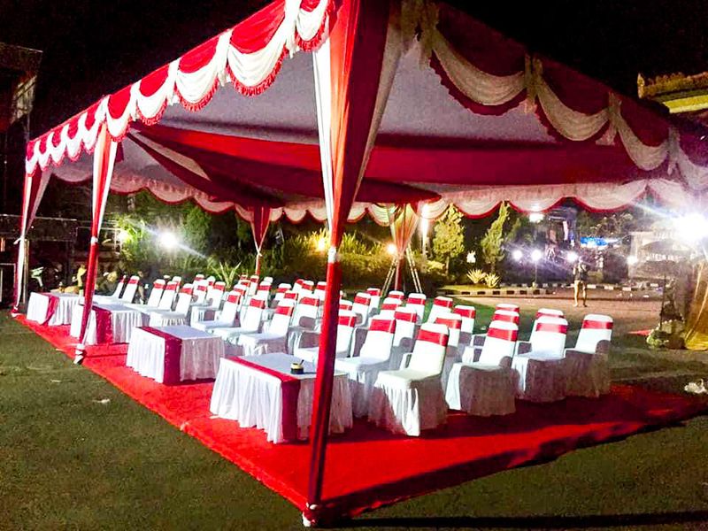 Tenda VIP - Putih Gold