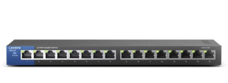 LINKSYS 16-PORT BUSINESS DESKTOP GIGABIT SWITCH [LGS116-AP]