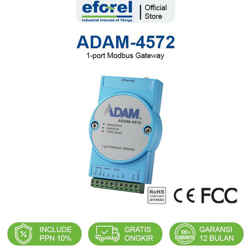 Remote IO Module 1-port Modbus Gateway Industrial Advantech ADAM-4572