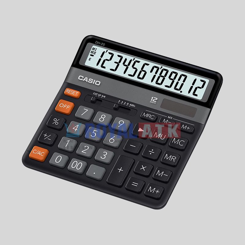 CALCULATOR CASIO PC DH-12-BK-W-DP 4971850091431