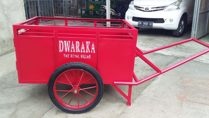 Gerobak Sampah Dorong Roda Dua