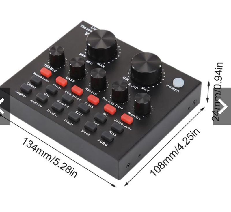 MIXER AUDIO USB for Laptop/PC to Vidcon