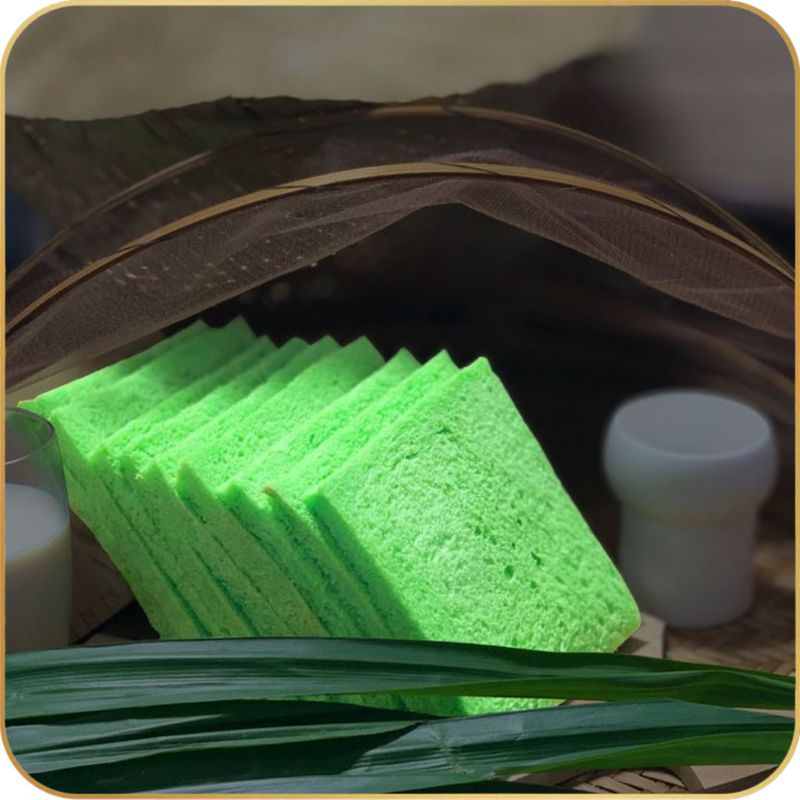 Roti Tawar Pandan Kupas (11 Slices)