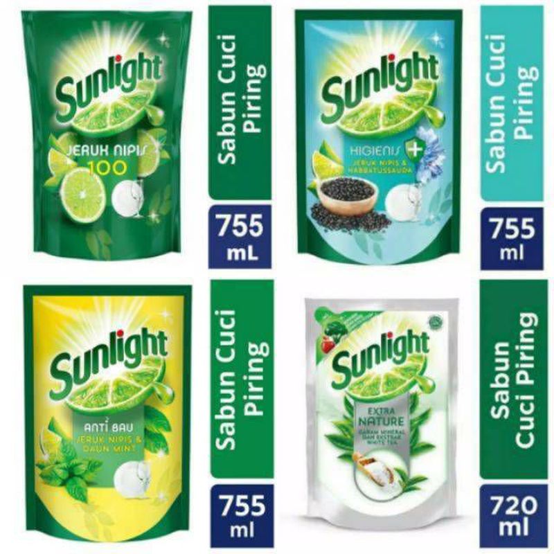 Sabun pencuci piring Sunlight - Higienis