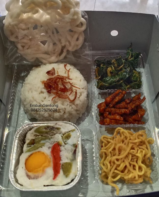 Nasi Dos + Air Gelas