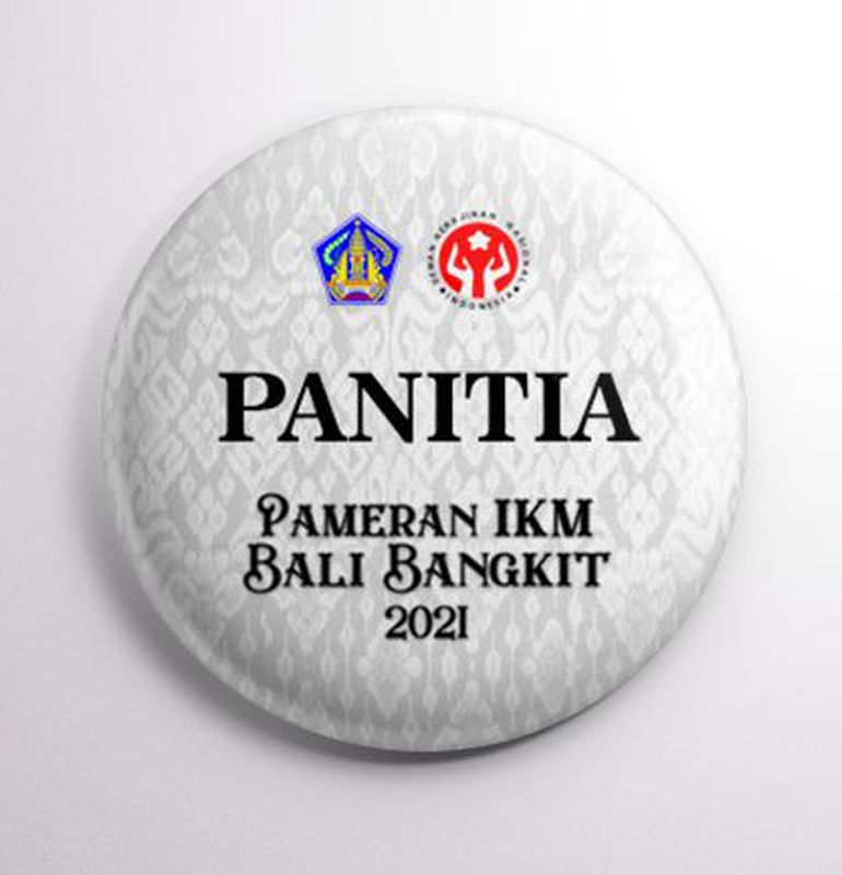 NAME TAG (PIN) - Diameter 5,8 Cm - Doff