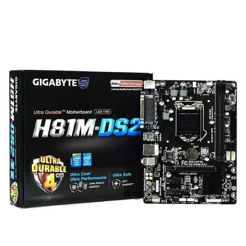 MOTHERBOARD SOCKET 1150 HASWELL GIGABYTE H81M-DS2