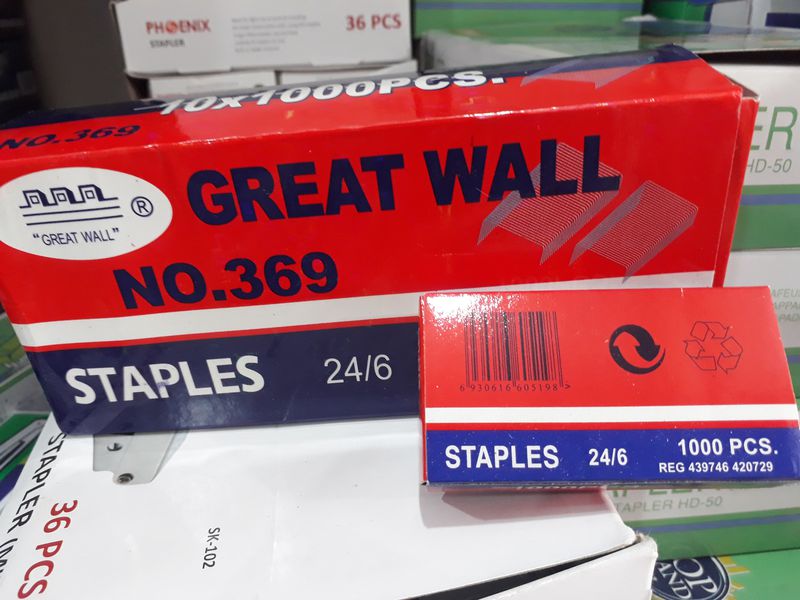 Isi Staples Besar No 369 / Isi Staples N0 24/6