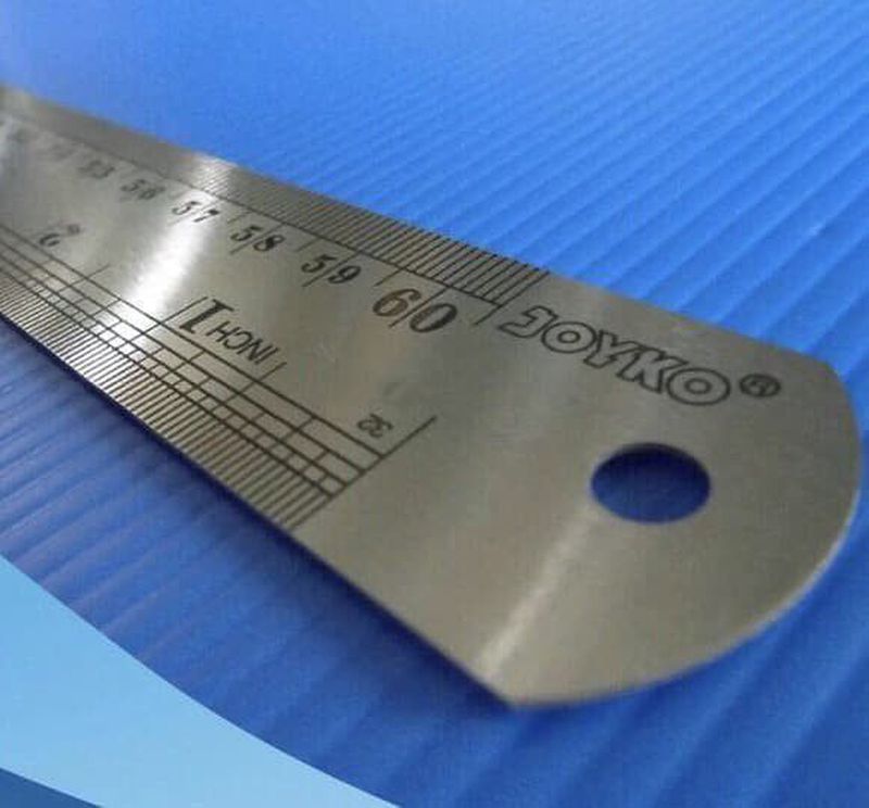 Penggaris / Rol / Mistar Besi 60 Cm