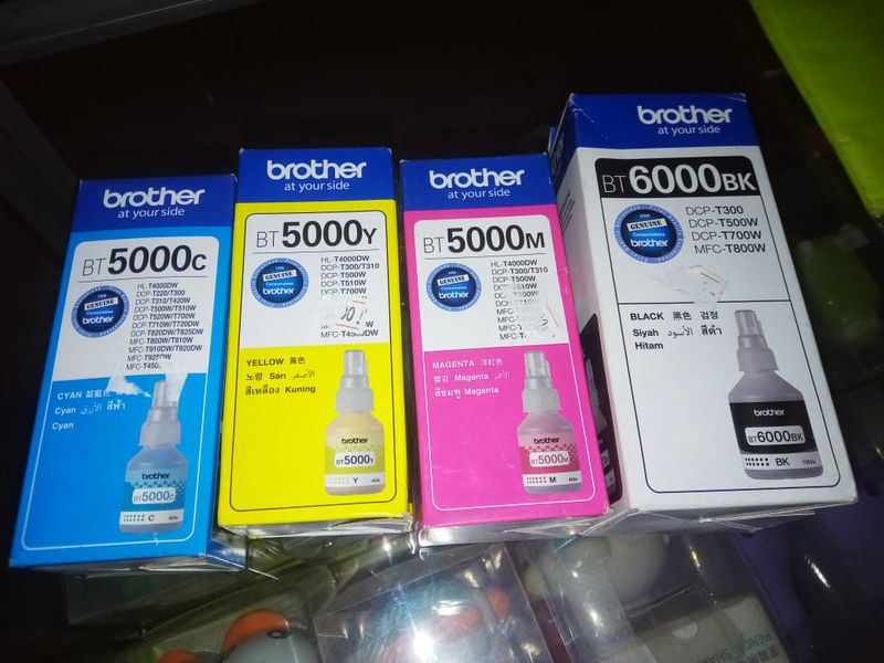 Tinta Brother Hitam & Warna - Kuning