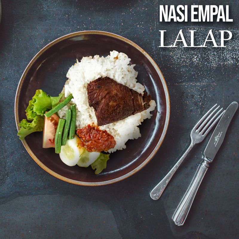Nasi Empal Lalap