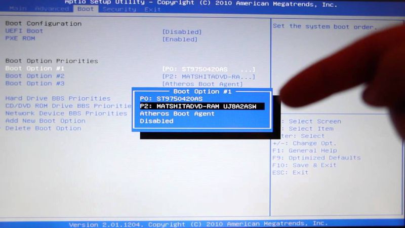 repair BIOS booting system
