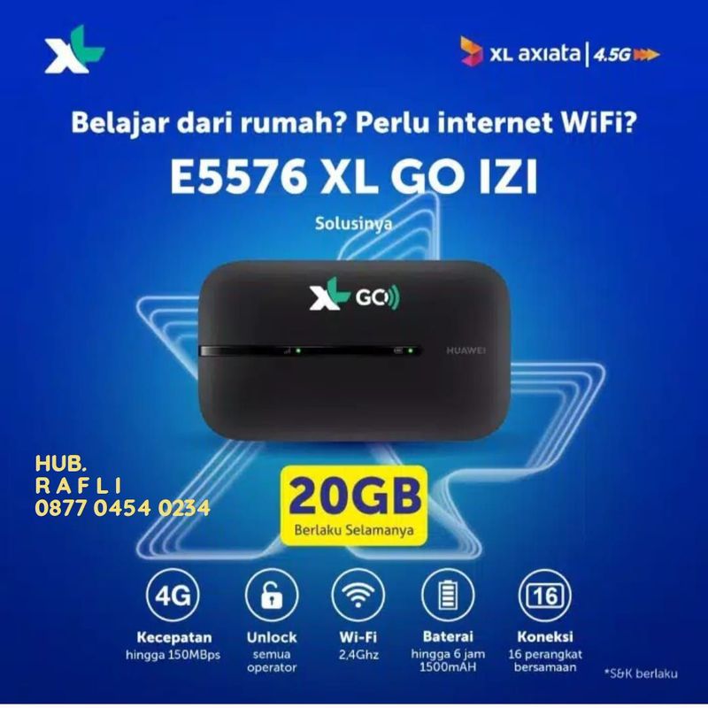 MiFi Mini WiFi XL Go Izi Huawei E5576