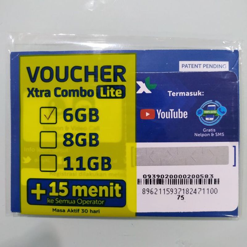 KARTU PAKET XL 6GB
