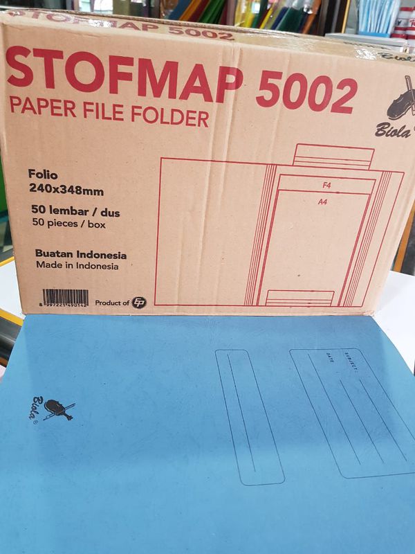 MAP BIOLA KERTAS TANPA TULANG