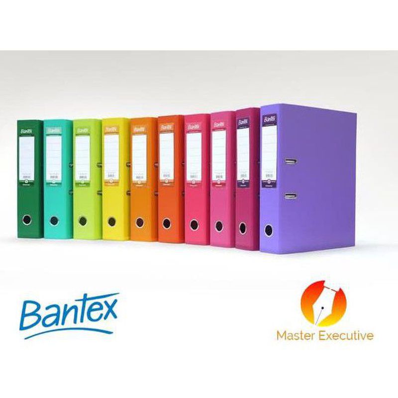 Odner Bantex folio Warna Merah, Kuning, Hijau, Biru, Hitam