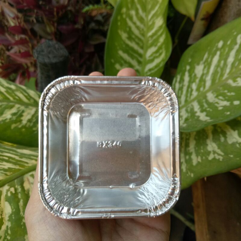 Alutray Kotak 100ml allumunium foil