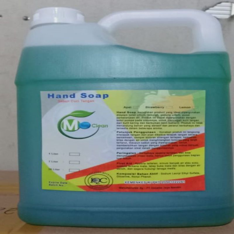 HAND SOAP / SABUN PENCUCI TANGAN 4 LITER