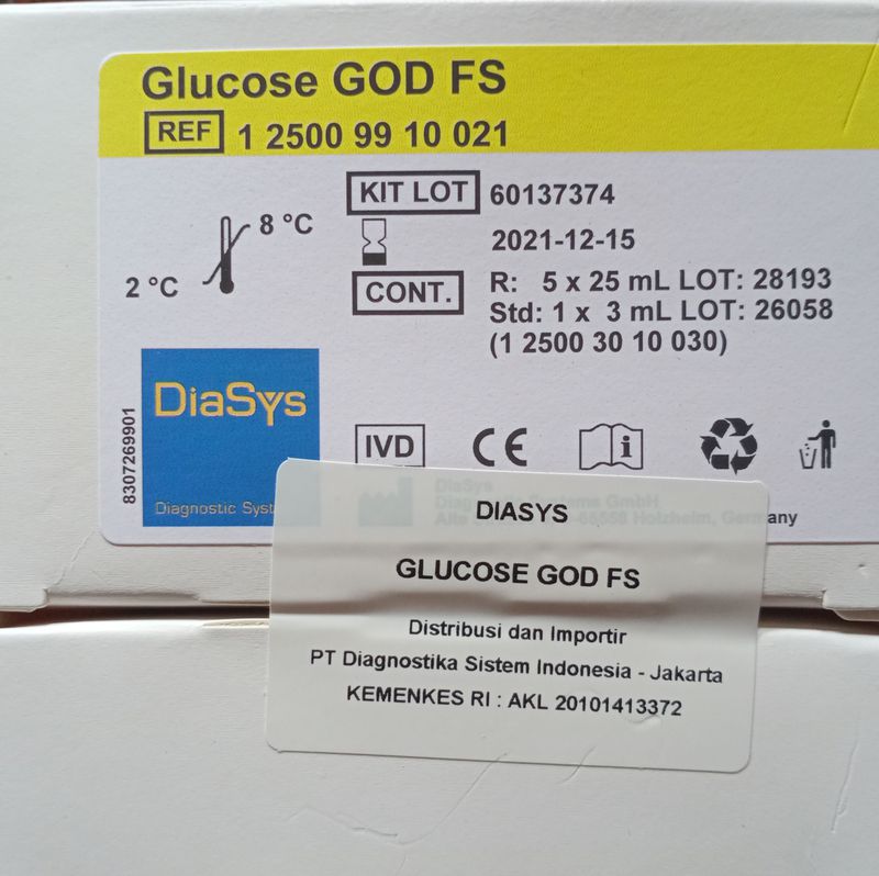 DiaSys Glucose GOD FS 10 - 5x25 ML