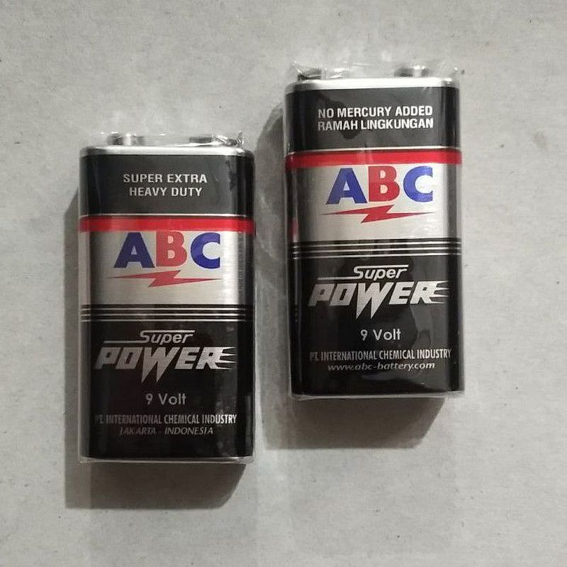 Baterai ABC 9 Volt