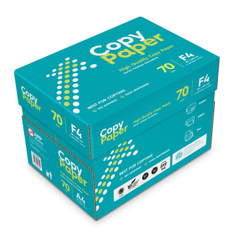Blue Copy Paper Paper Photocopy 70gsm F4 Box [cpb Pc 70 F4 Box]