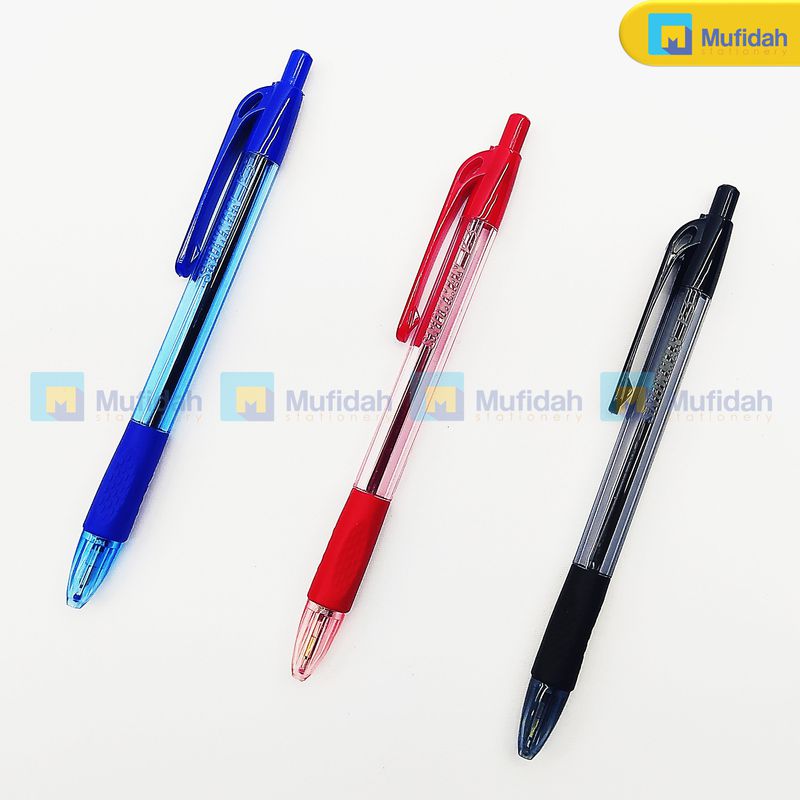 Ballpoint / Pulpen / Pena Snowman V5 - Biru
