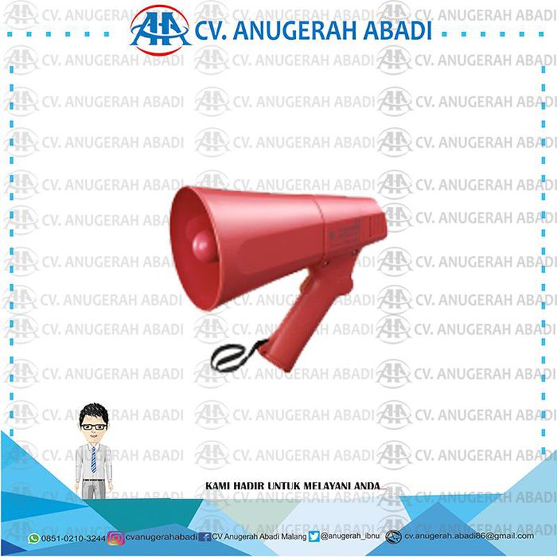 TOA ZR-510S/W MEGAPHONE 6 W WITH SIRINE / WHISTLE