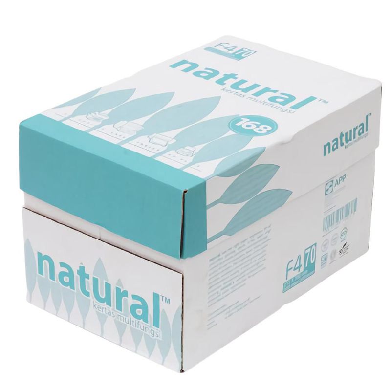 NATURAL Kertas HVS Folio 70g 5 Rim