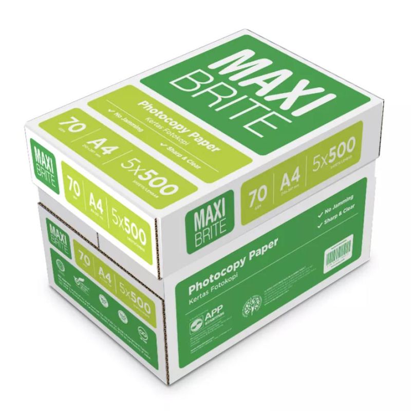 Maxi Brite Paper Photocopy A4 70 GSM 1 Box