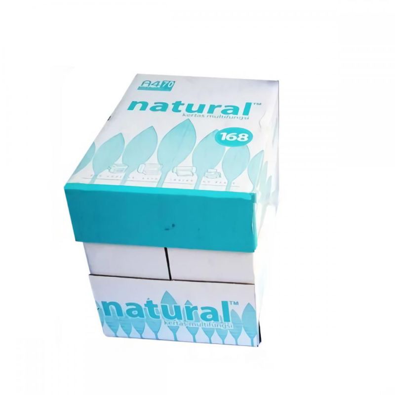 NATURAL Kertas HVS A4 70g 5 Rim
