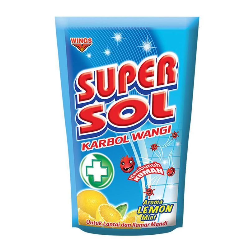 SUPERSOL Carbol Lemon Mint Pouch 800 ml
