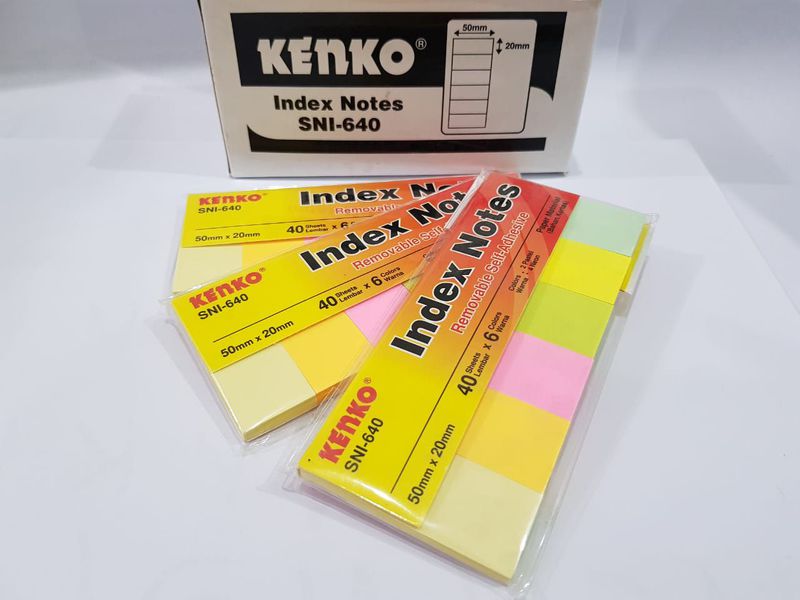 INDEX NOTES SNI-540