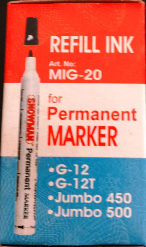SNOMAN PERMANEN MARKING INK