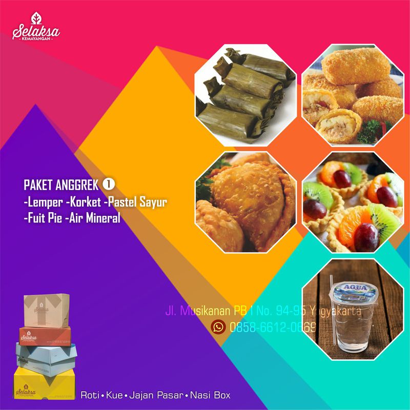 Paket Snack Box - Anggrek (Isi 5, 6 & 7 Pcs) - Paket Anggrek 3