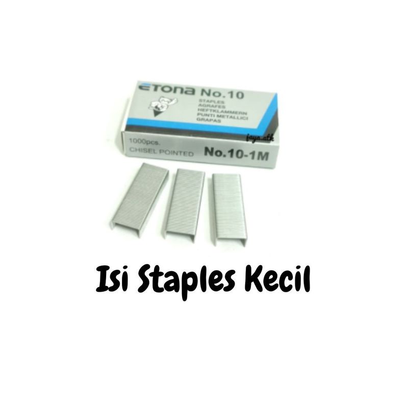 Isi Hekter / Isi Staples Kecil No.10 (1 BOX ISI 20)
