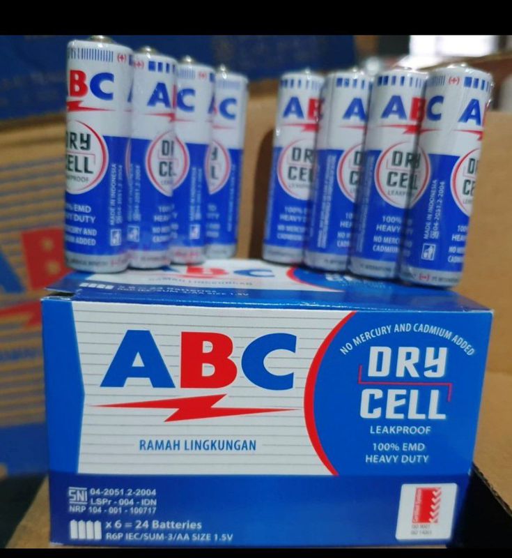 Baterai AA merk ABC